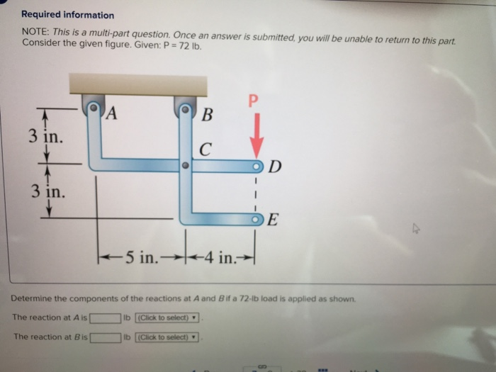 Solved Required information NOTE: This is a multi-part | Chegg.com