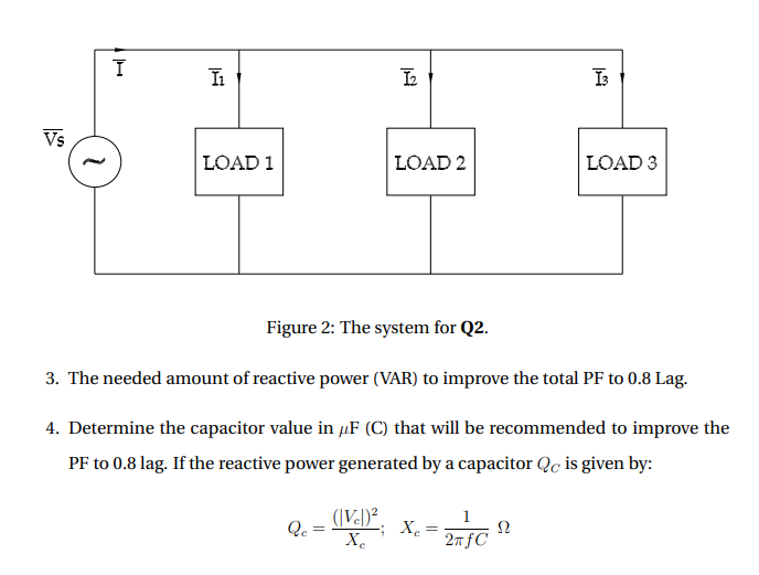 Solved Q2 (P2.30): Figure 4 shows three loads connected in | Chegg.com