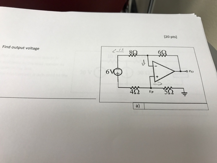 Solved Find output voltage | Chegg.com Solved Find output voltage | Chegg.com