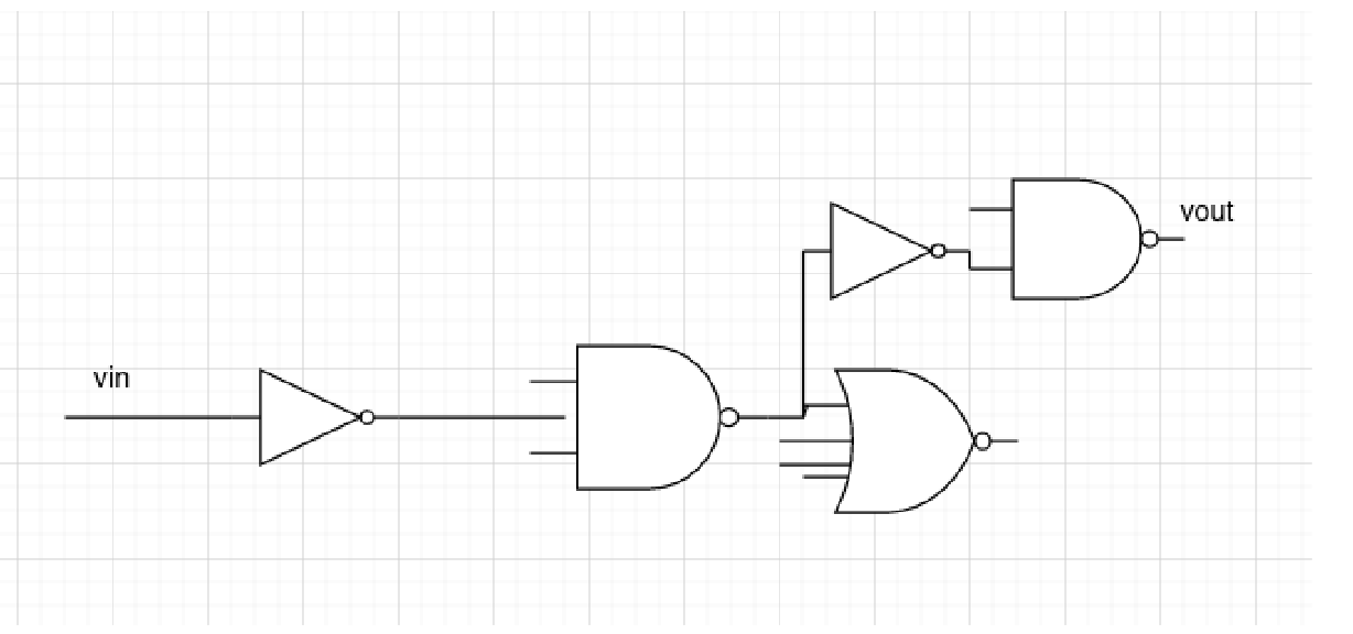 Problem / \&8 Find the propagation from Vin to Vout | Chegg.com