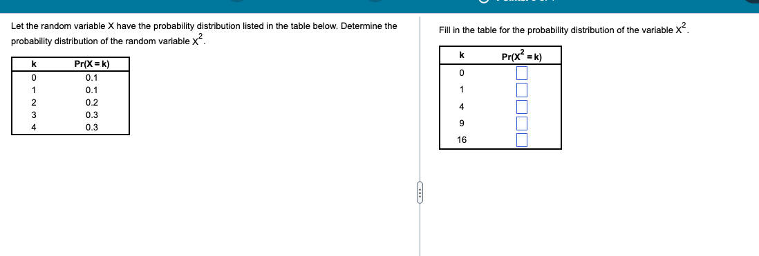 Solved Let the random variable X have the probability | Chegg.com