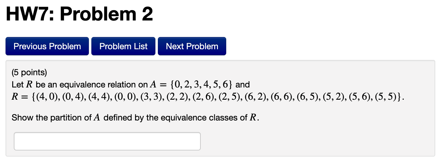 Solved HW7: Problem 2 Previous Problem Problem List Next | Chegg.com