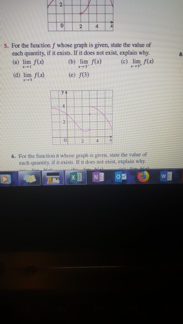 Solved 2 4 5. For the function f whose graph is given, state | Chegg.com