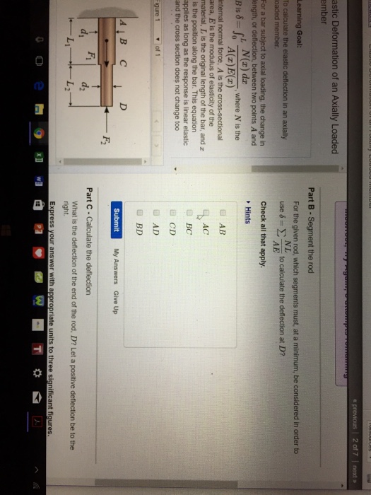Solved 4 Elastic Deformation of an Axially Loaded Member | Chegg.com Solved 4 Elastic Deformation of an Axially Loaded Member | Chegg.com