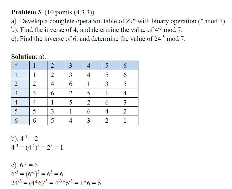 Solved Problem 3. (10 points (4,3,3)) a). Develop a complete | Chegg.com