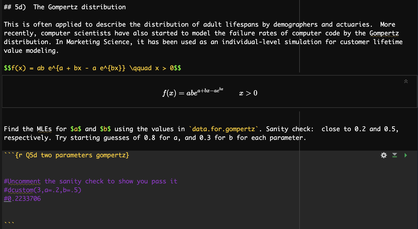 Solved \#\# 5b) The "raised cosine" distribution This | Chegg.com