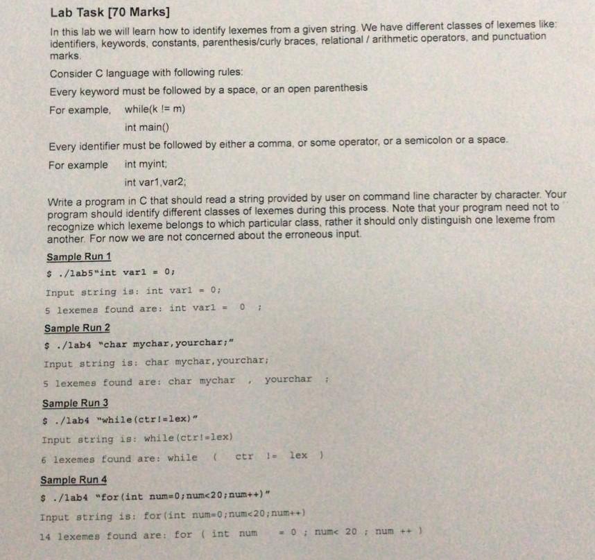 Solved Lab Task [70 Marks] In this lab we will learn how to | Chegg.com