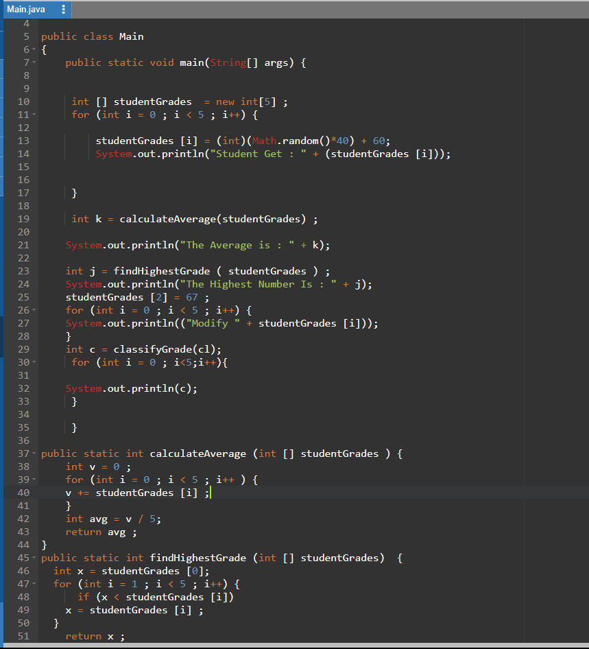 Solved ublic class Main public static void main(String[] | Chegg.com