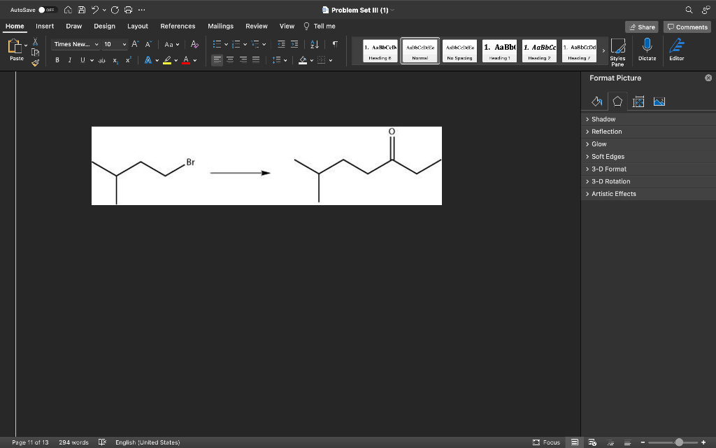 Solved Word File Edit View Insert Format Tools Table Window 2685