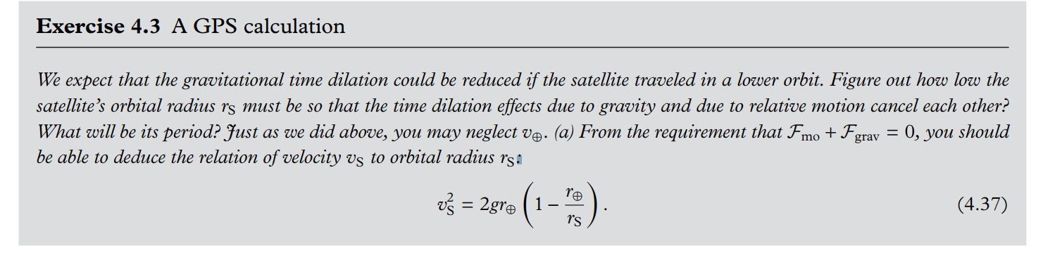 Exercise 4.3 A GPS calculation We expect that the | Chegg.com