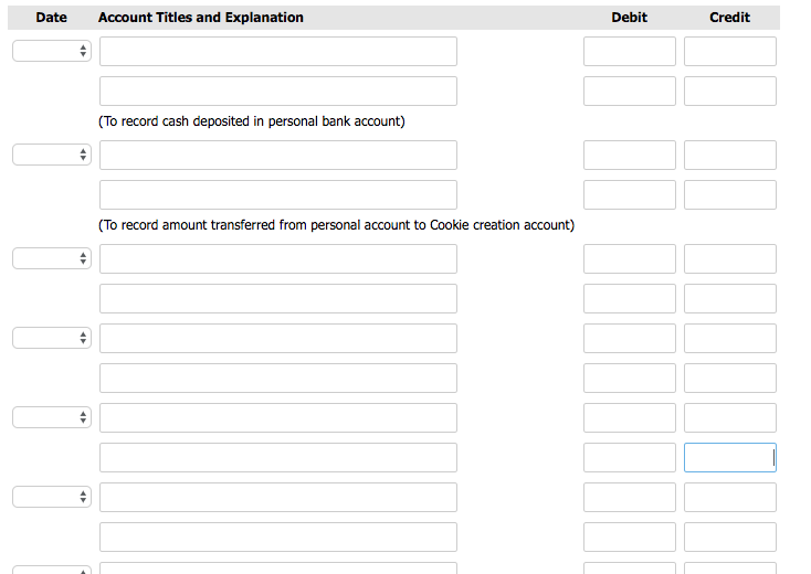 Solved Cookie Creations 02 a-c (Part Level Submission) | Chegg.com