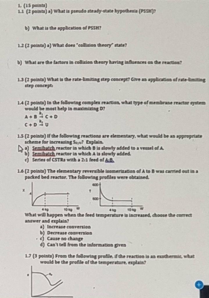 Solved 1. (15 paints) 1.1 (2 points) a) What is pseudo | Chegg.com