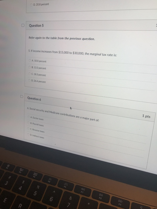 Solved D. Cannot be determined 1 pts D Question 4 The | Chegg.com