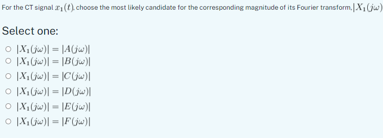 Solved Two CT signals, xi(t) and X2(t) are shown below (the | Chegg.com