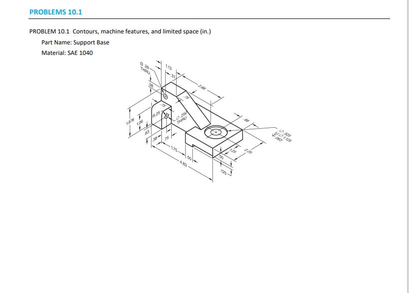 Solved Chapter 10 Dimensioning Problems Instructions 1. From | Chegg.com