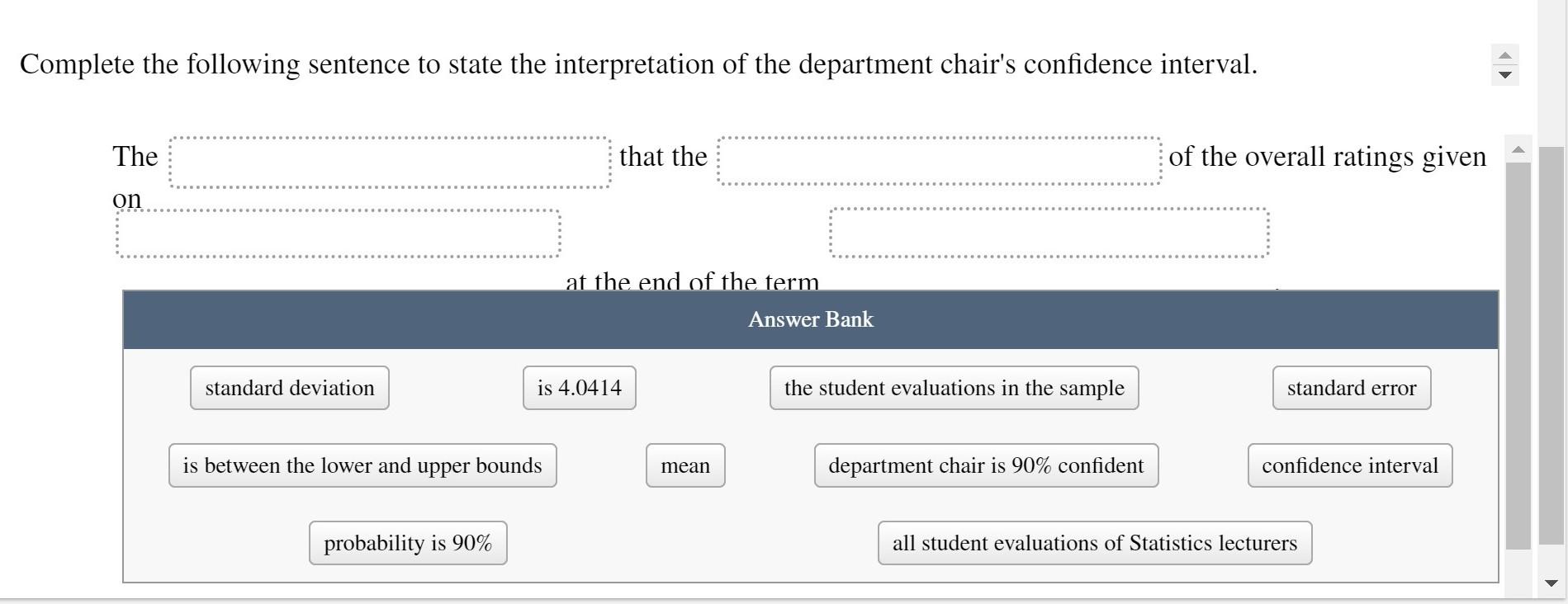 Solved Suppose the math department chair at a large state | Chegg.com