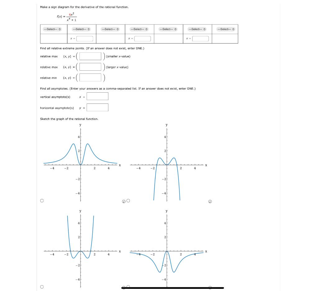 Solved Make a sign diagram for the derivative of the | Chegg.com