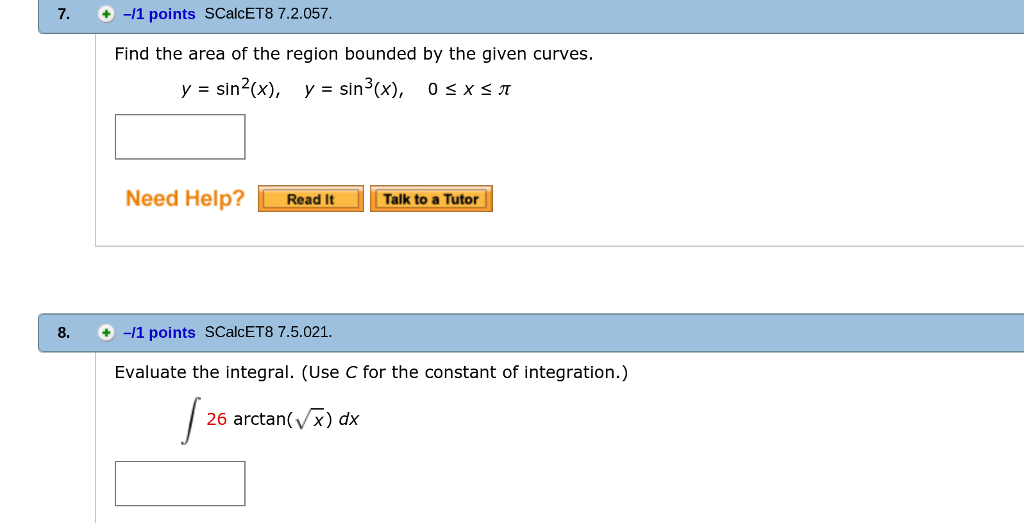 Solved 7. + -11 points SCalcE T8 7.2.057 Find the area of | Chegg.com Solved 7. + -11 points SCalcE T8 7.2.057 Find the area of | Chegg.com