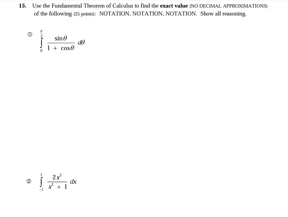 Solved Use the Fundamental Theorem of Calculus to find the | Chegg.com