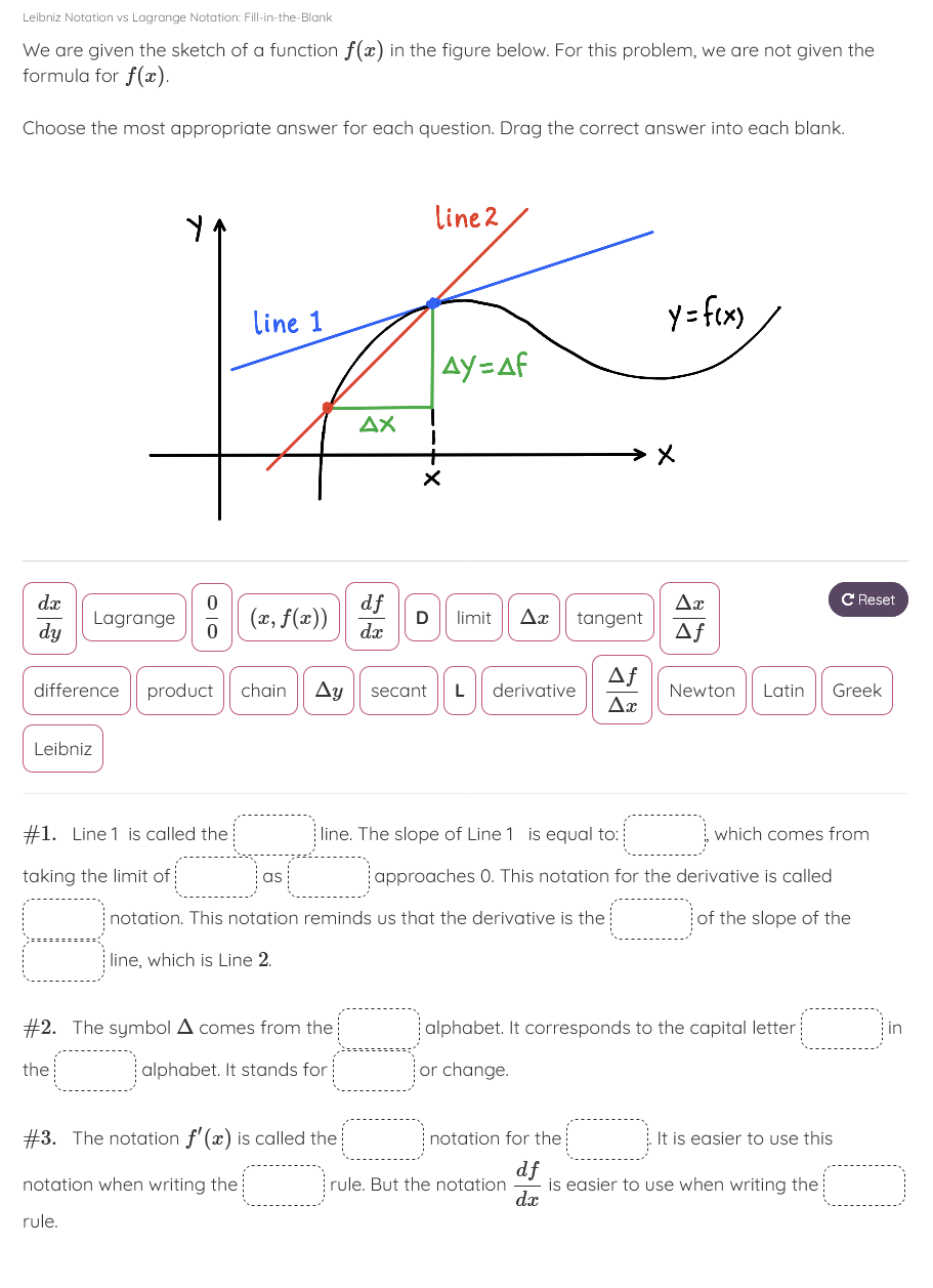 Solved Leibniz Notation vs Lagrange Notation: | Chegg.com Solved Leibniz Notation vs Lagrange Notation: | Chegg.com
