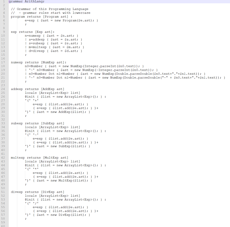 4. (10 pt) (Arithlang interpreter basics) Extend | Chegg.com