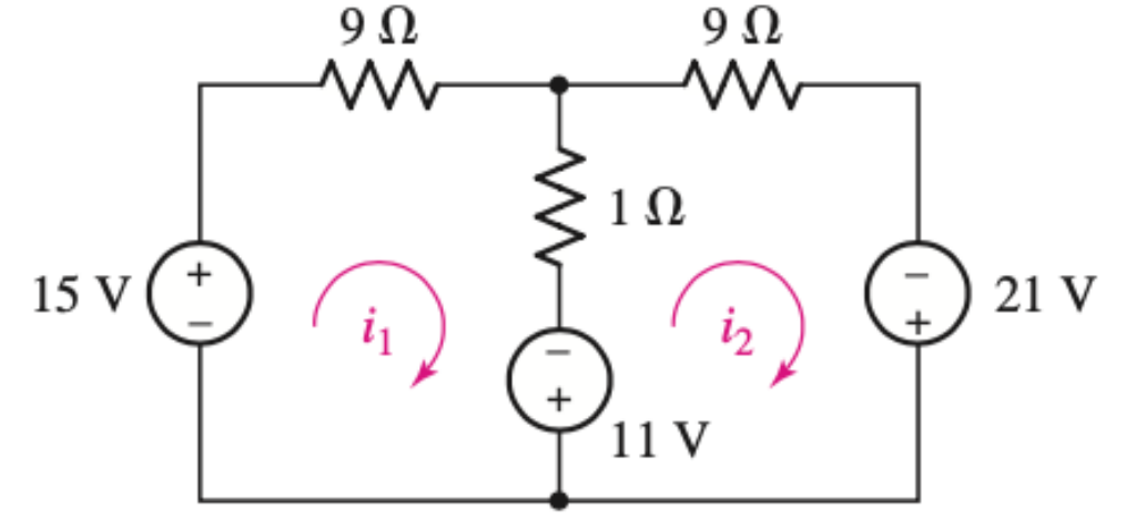 Solved 1 Write Loop Equation For Loop 1 2 Write Loop