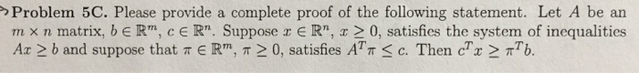 Solved Problem 5C. Please provide a complete proof of the | Chegg.com