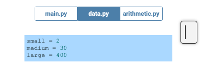Solved main.py data.py arithmetic.py import arithmetic | Chegg.com