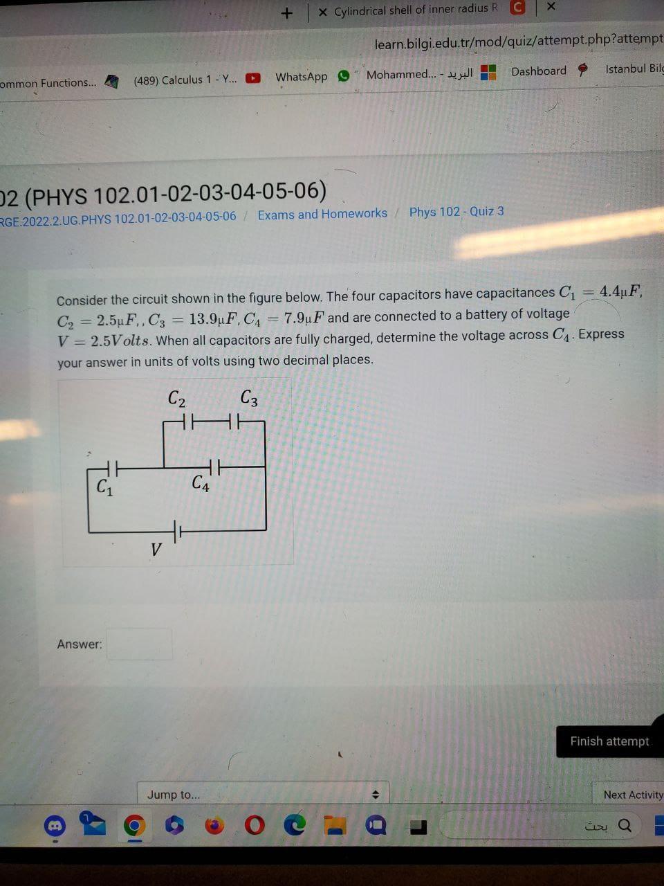 [Solved]: Consider the circuit shown in the figure below.
