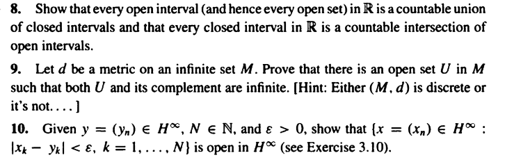 8. Show that every open interval (and hence every | Chegg.com