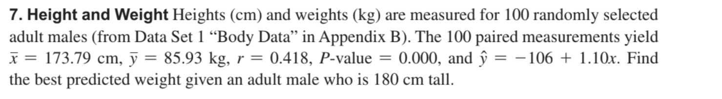 Solved In exercises 5 8 let The Predictor Variable X Be