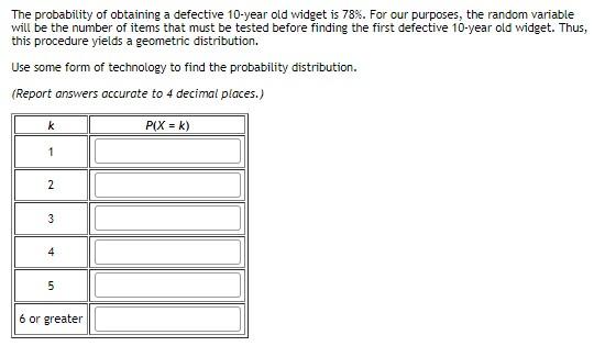 Solved The probability of obtaining a defective 10-year old | Chegg.com