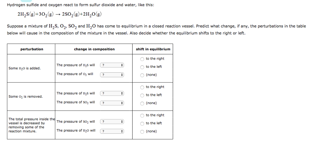 Solved Hydrogen sulfide and oxygen react to form sulfur | Chegg.com