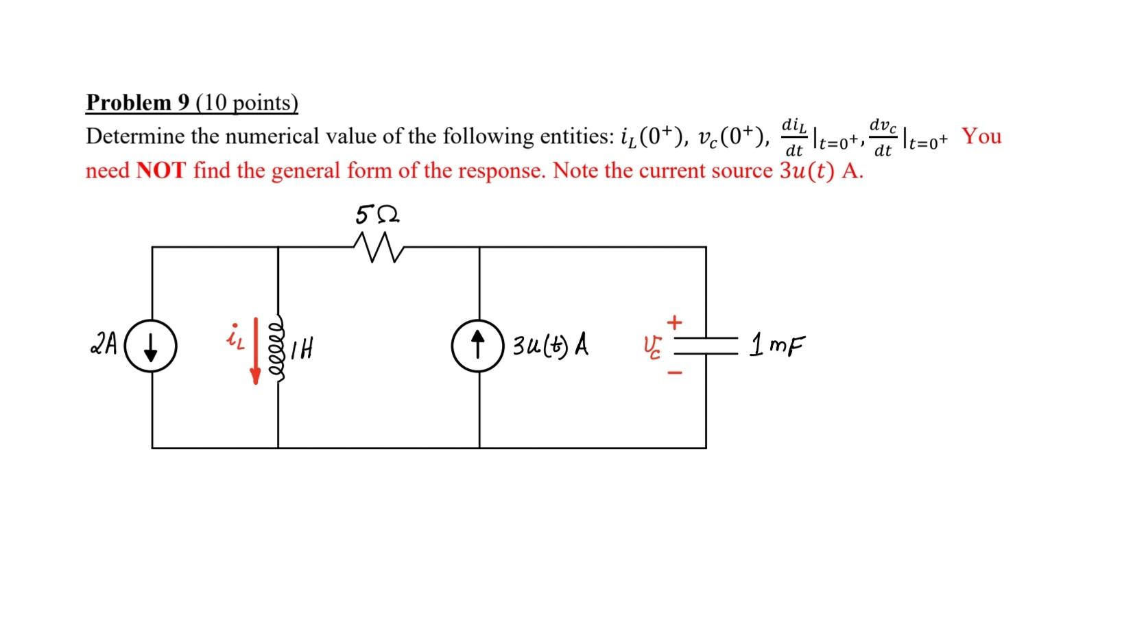Solved Problem 9 (10 points) Determine the numerical value | Chegg.com