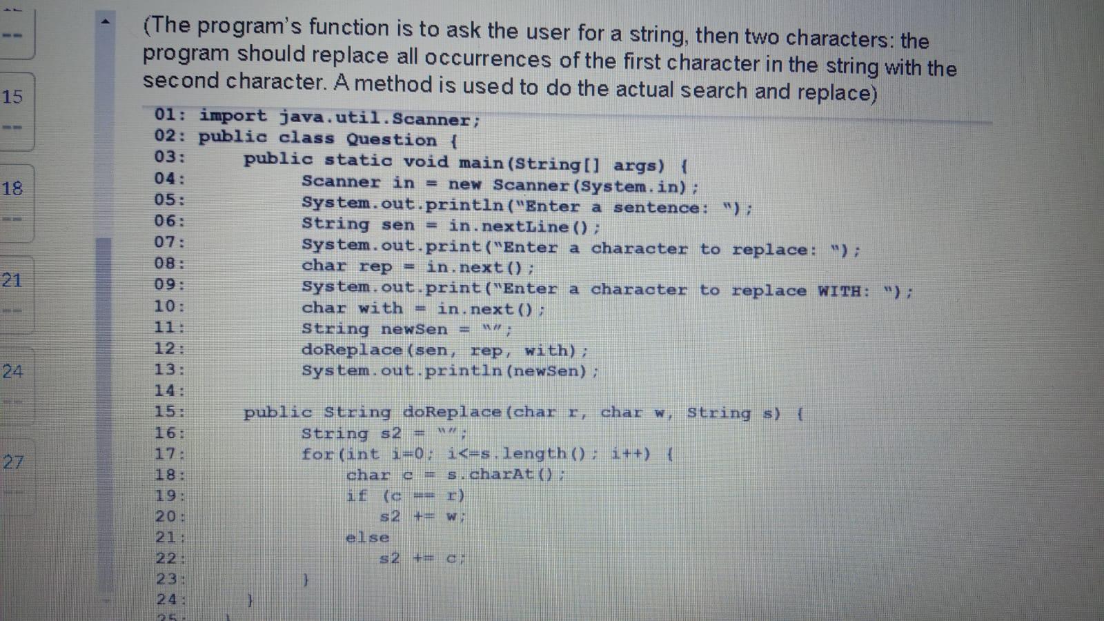 Solved In the following program there six distinct errors | Chegg.com