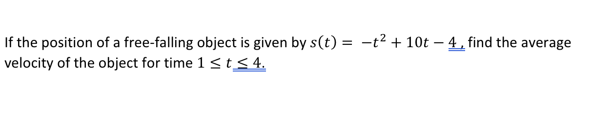 Solved If the position of a free-falling object is given by | Chegg.com