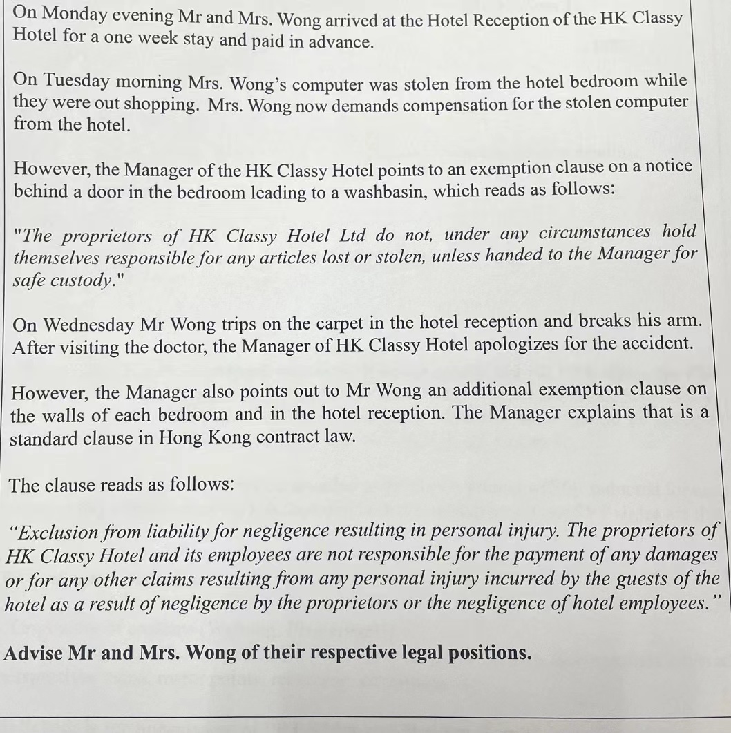 Solved Questions： 1.Identifying the legal issue and the area | Chegg.com