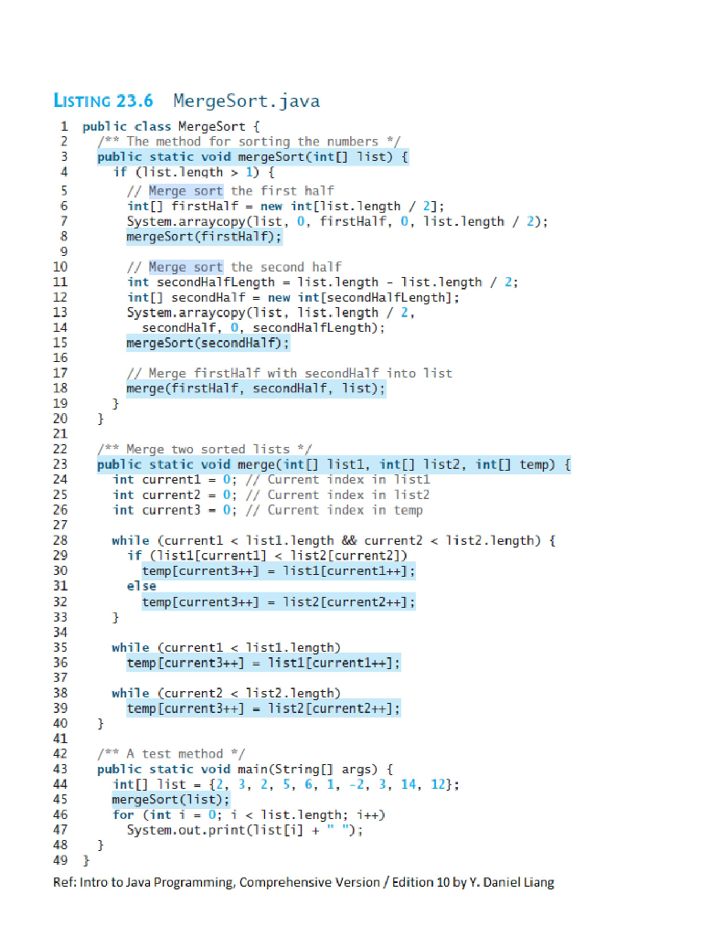 Listing 2310 Heapsortjava 1 Public Class Heapsort 