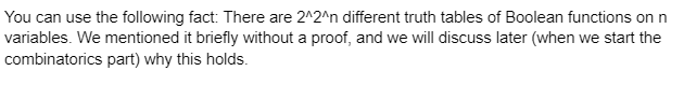 Solved Prove that given arbitrary N = 22" Boolean functions | Chegg.com