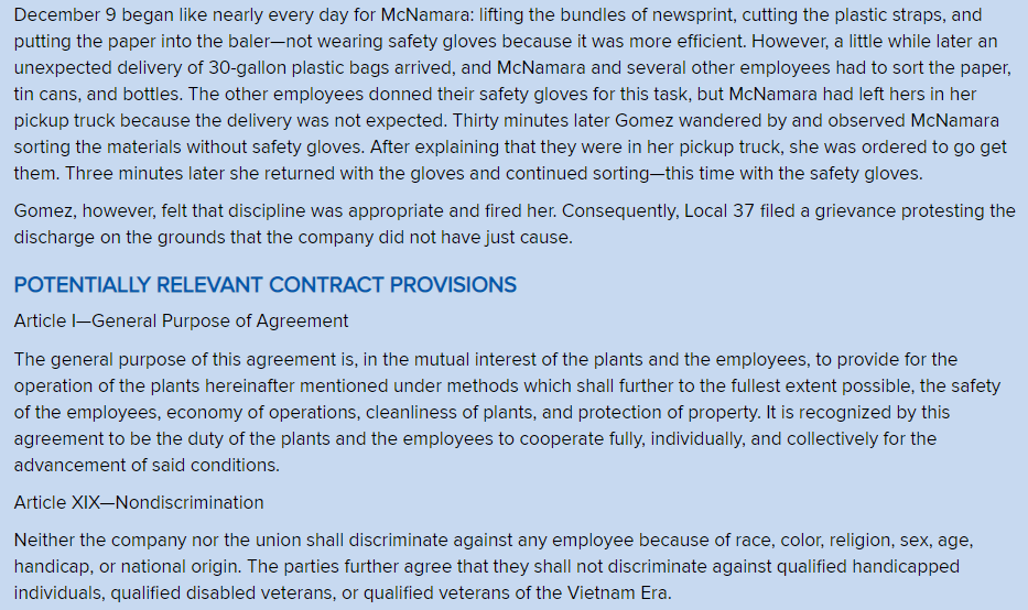 Solved Explain the Contract provisions that are relevant to | Chegg.com