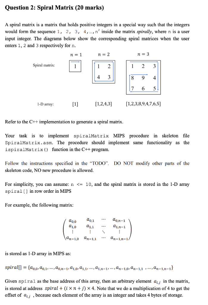 You have to complete this piece of MIPS code based on | Chegg.com