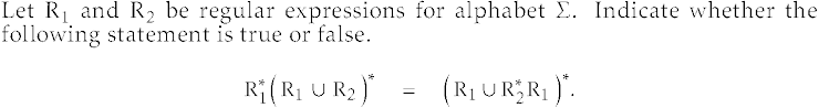 Solved Let R1 ﻿and R2 be ﻿regular expressions for alphabet | Chegg.com