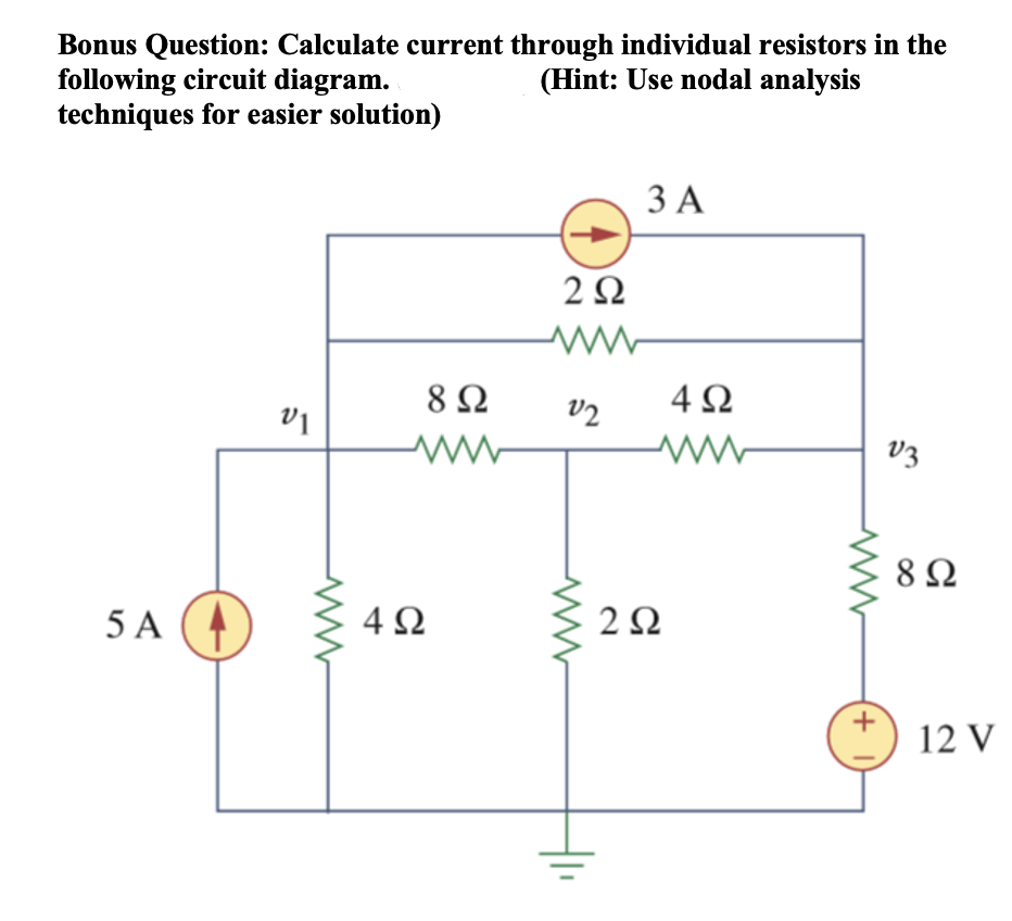 Solved Calculate Current Through Individual Resistors In The