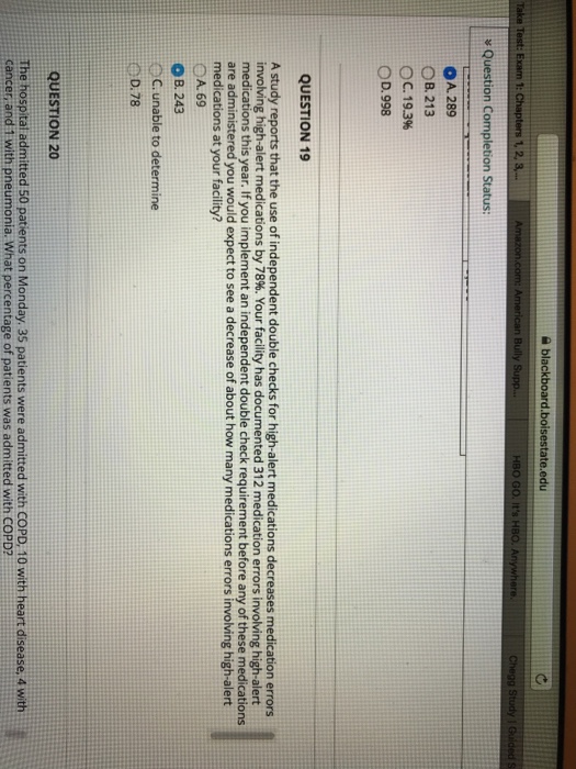 Solved 兀2, Question Completion Status: OA 289 OB. 213 OC, | Chegg.com