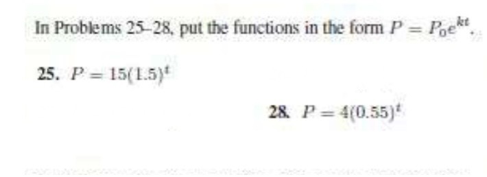 Solved In Problems 25-28, ﻿put the functions in the form | Chegg.com