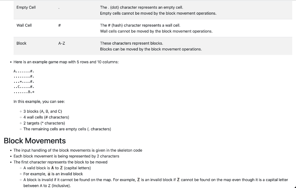 Solved COMP2011 PA1: Moving Blocks to Targets Game Note: The | Chegg.com