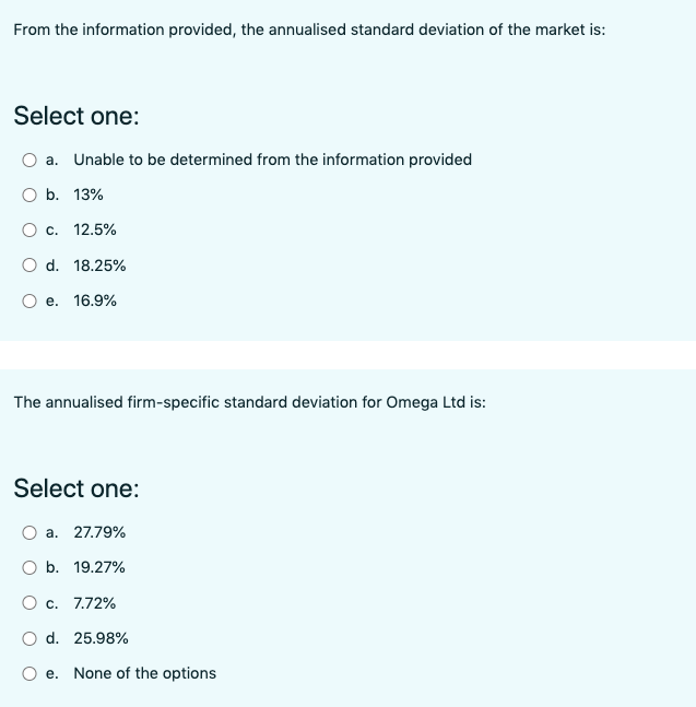 Solved Use the information below to answer the following TWO | Chegg.com