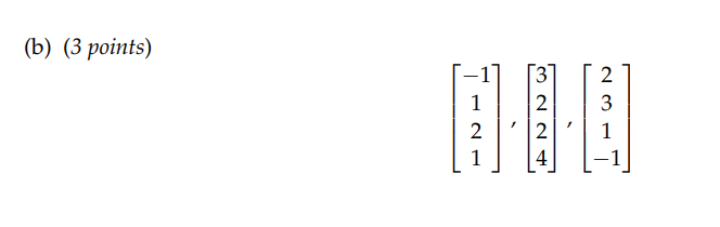 Solved 3. (6 points) Determine whether each of the following | Chegg.com