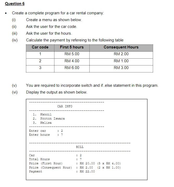Solved Please use C plus plus programming and void main() | Chegg.com