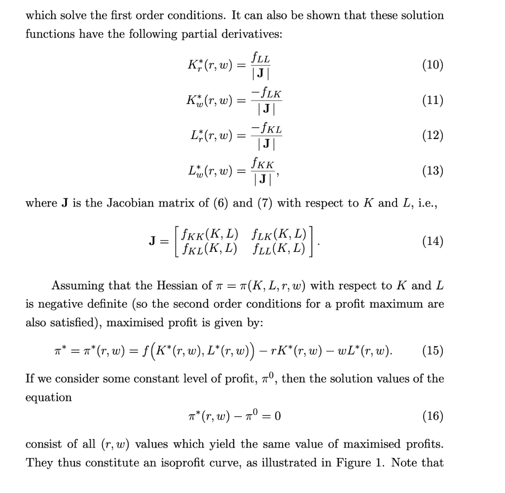 4. Suppose that a firm maximises the following profit | Chegg.com